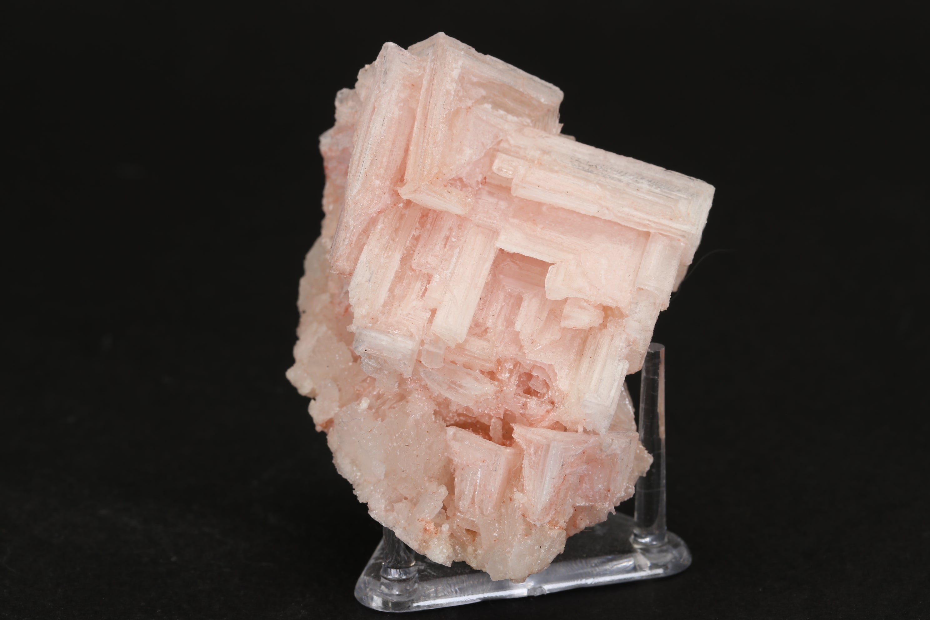 Pink Halite on Trona Specimen DS546 – Little Lemuria