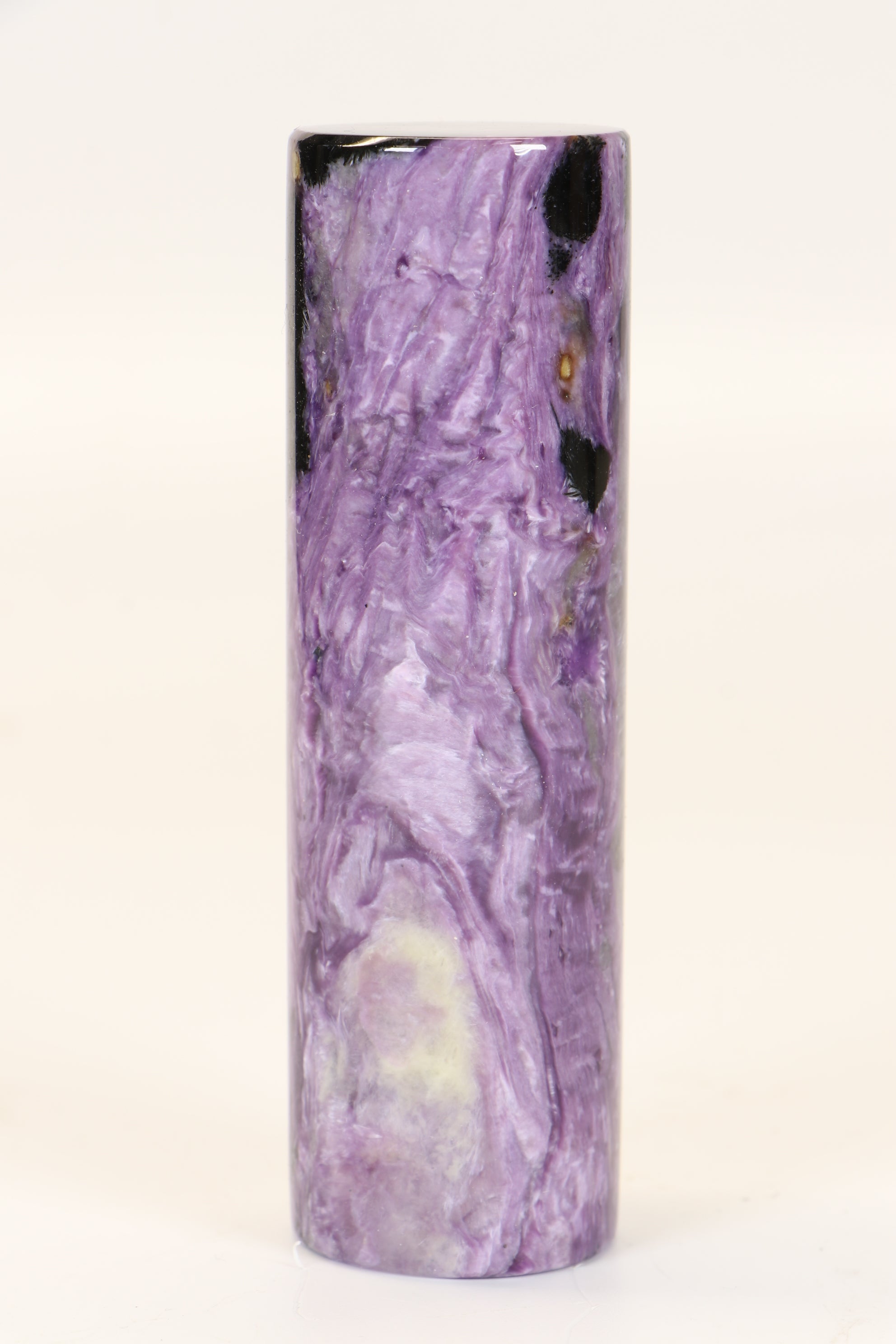 Charoite Cylinder DX064 – Little Lemuria